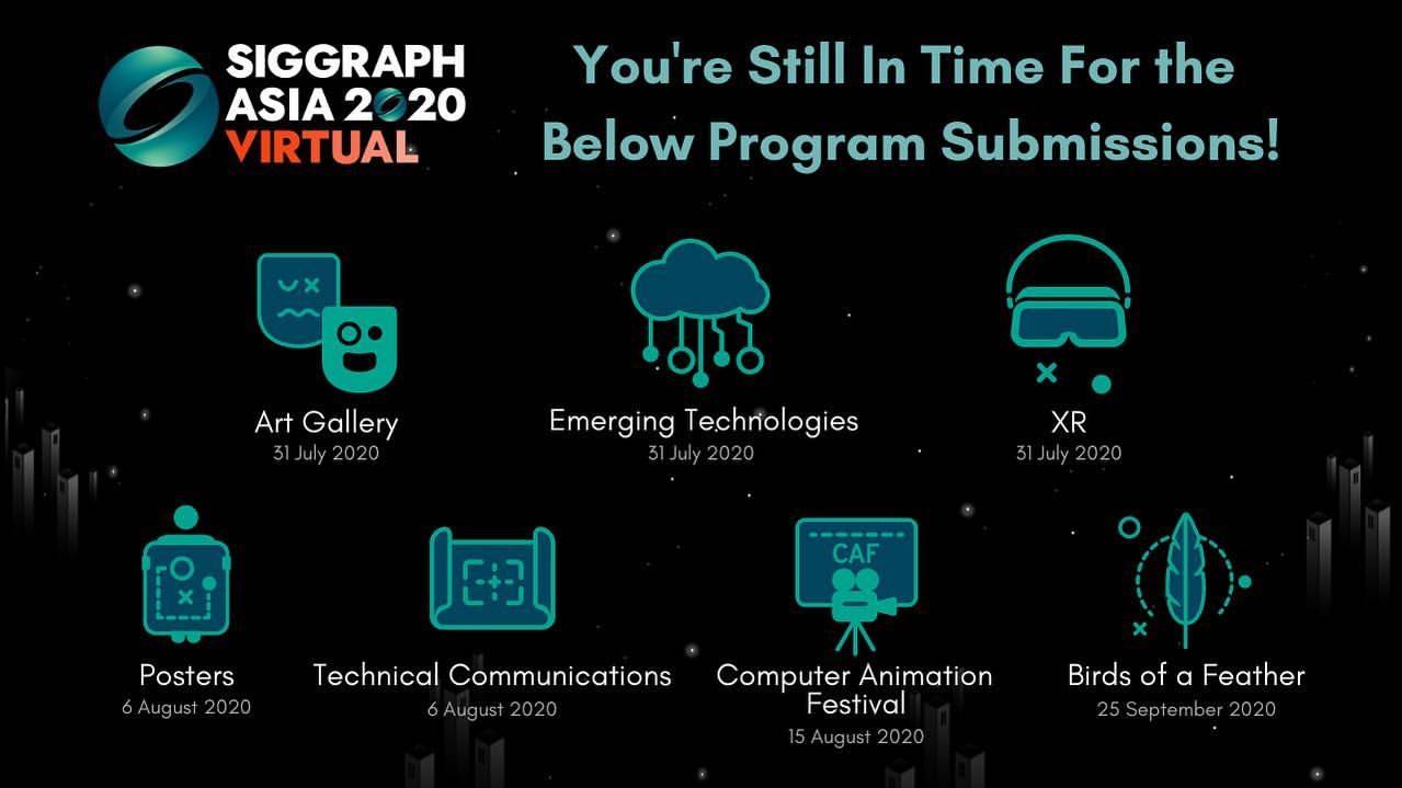 Siggraph Asia (17 to 20 Nov 2020),Daegu,